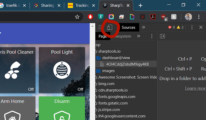 Dashboard grouping container, feature request - SharpTools.io (web) - SharpTools Community