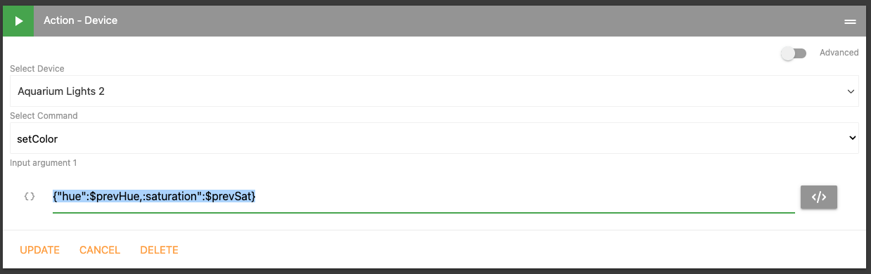 How to inject variables into an input argument - SharpTools.io (web) - SharpTools Community