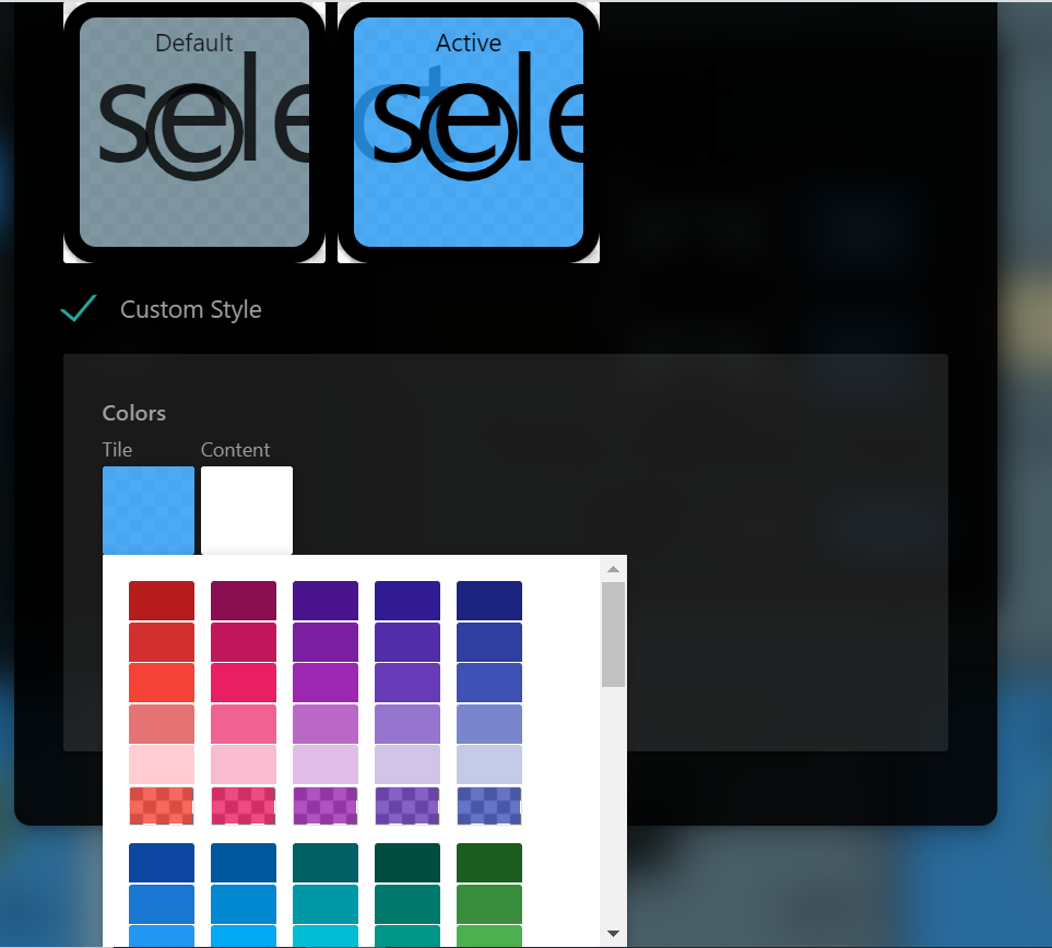 Tile Color or Texture - SharpTools.io (web) - SharpTools Community