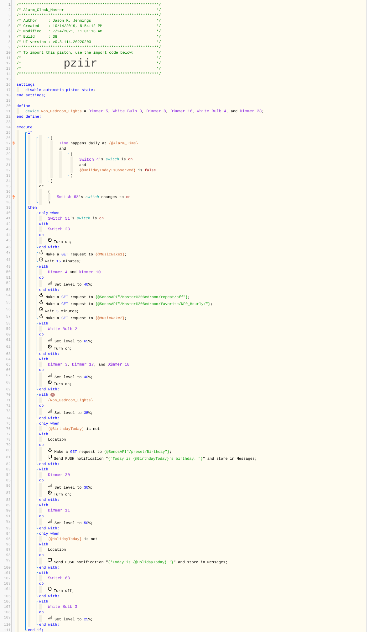 Trigger an Alarm Clock rule based on a time variable - SharpTools.io (web) - SharpTools Community