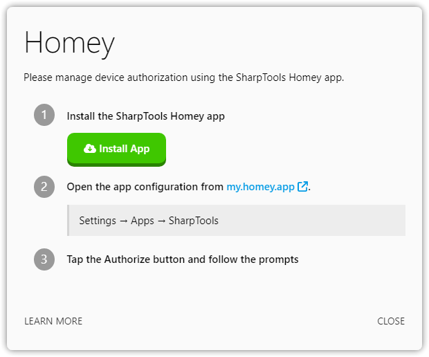 Homey Pro Integration Released! - Announcements - SharpTools Community