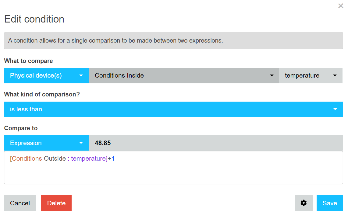 Temperature calculations - SharpTools.io (web) - SharpTools Community