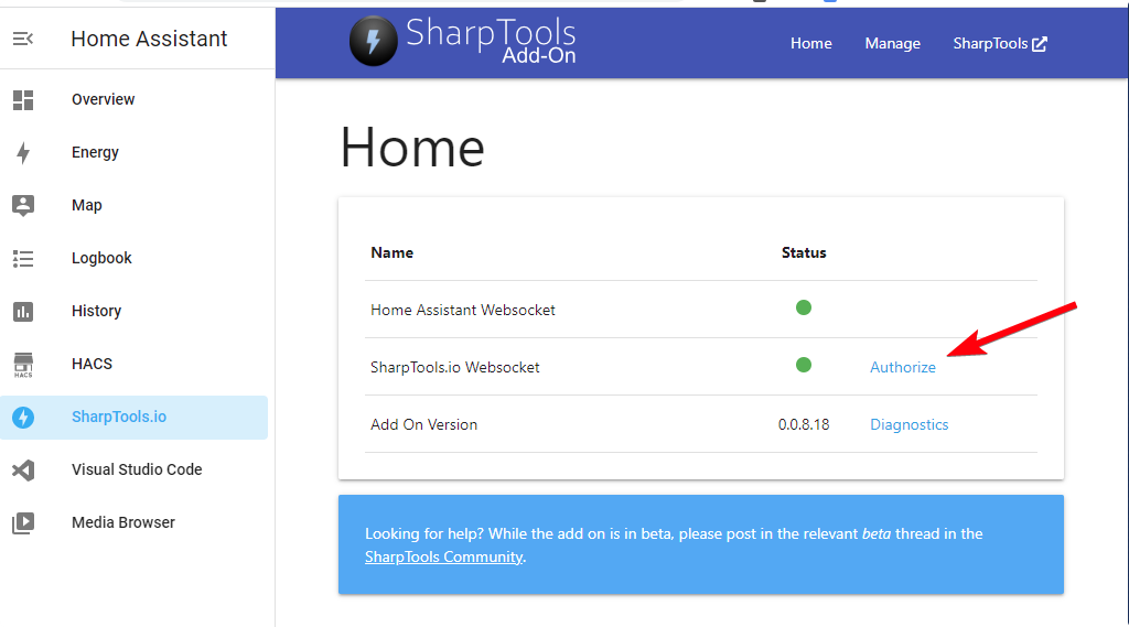 How to connect Home Assistant to SharpTools - SharpTools Knowledge Base