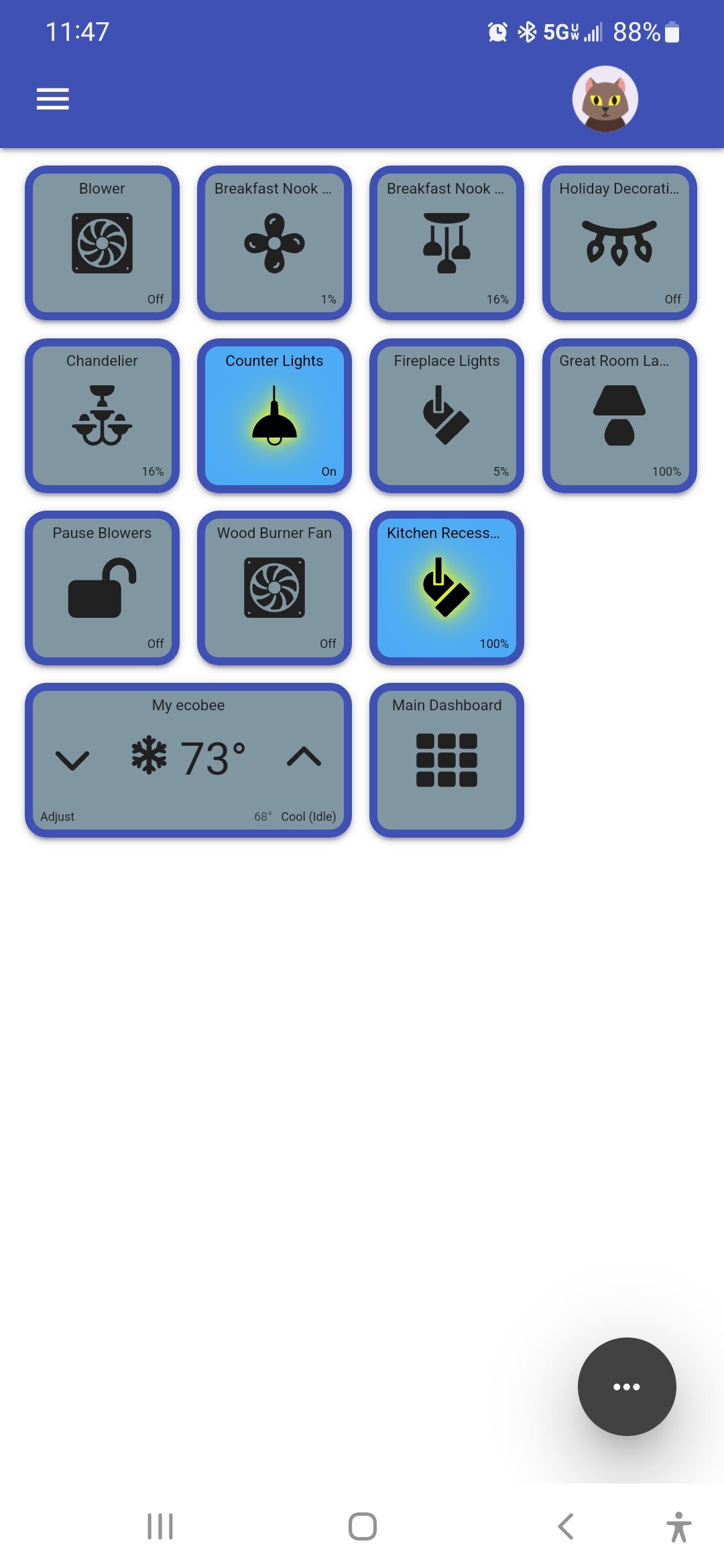 Dashboard with ONLY active Tiles - SharpTools.io (web) - SharpTools Community